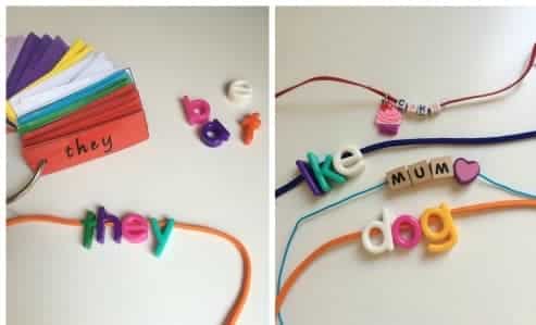 10 Ways to Use Alphabet Beads | Kids Domain